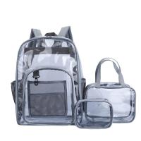 China Newest Fashionable Customized Color Clear PVC Backpack for Outdoor School Activities for sale
