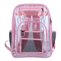 China Multi-Pocket Transparent School Backpack Bag with Custom Logo and Waterproof Function for sale