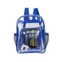 China Multi-Pocket Transparent School Backpack Bag with Custom Logo and Waterproof Function for sale