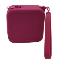 China Customized Color Silicone Travel Cosmetic Bag Fashion Hand Bags for Women's Toiletries for sale