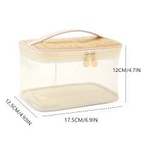 China 2024 Large Capacity PVC Portable Travel Toiletry Bag Cosmetic Storage Bag for Fashion for sale
