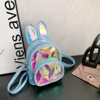 China Customized Logo Accepted 3D Rabbit Kids School Backpack Sequin Bag Cute Girl Bag for sale