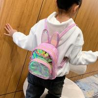 China Customized Logo Accepted 3D Rabbit Kids School Backpack Sequin Bag Cute Girl Bag for sale