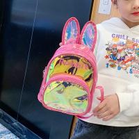 China Customized Logo Accepted 3D Rabbit Kids School Backpack Sequin Bag Cute Girl Bag for sale