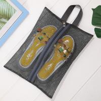 China Tote Mesh Makeup Travel Storage Wash Bag Large Capacity Portable Multi-Pocket Beach Bag Swimming Bag for sale