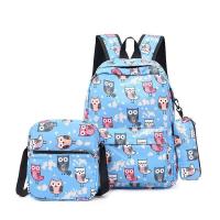 China Daily School Life 3-Piece Set Schoolbags for Teenage Girls Cute Print Women Backpack for sale