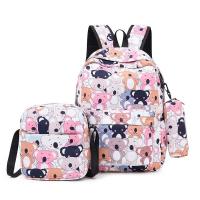 China Daily School Life 3-Piece Set Schoolbags for Teenage Girls Cute Print Women Backpack for sale