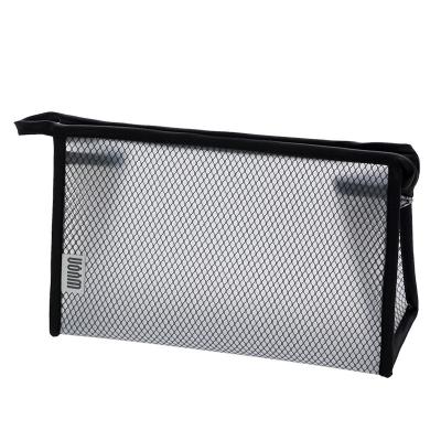 China Newest Fashionable Mesh Cosmetic Makeup Bag Case Holder with Custom Logo Accepted for sale
