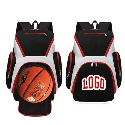 China Team Basketball Backpack Men's Sports Gym Bag with Letter Pattern and Zipper Closure for sale