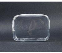 China Pvc Zipper Toiletry Cosmetic Bag Custom Size Logo Clear Makeup Bag For Women Fashion Style for sale