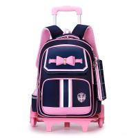 China 2021 Canvas Wheeled School Bag for Children and Teens Revolutionize Daily School Life for sale