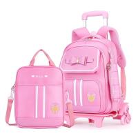 China 2021 Canvas Wheeled School Bag for Children and Teens Revolutionize Daily School Life for sale