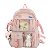 China Customized Color Korean Backpack Chinese Cute Fancy Kawai School Bags For High School Teenage Girl for sale
