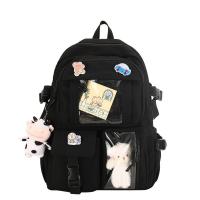 China Customized Color Korean Backpack Chinese Cute Fancy Kawai School Bags For High School Teenage Girl for sale