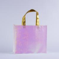 China Printed Custom Logo Non-woven Metallic Shiny Laminated Gift Tote Bag for Daily Life for sale