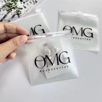 China Transparent Custom Logo Plastic Ziplock Jewelry Pouch for Customized Jewelry Packaging for sale
