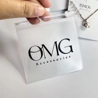 China Transparent Custom Logo Plastic Ziplock Jewelry Pouch for Customized Jewelry Packaging for sale