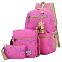 China School Bag Kids Backpack Set Of 3 For Leisure Travel With Water-Resistant Design for sale