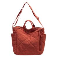 China Lightweight Nylon Custom Logo Women Puffy Bag Quilted Tote Bag Single Shoulder Bag for sale
