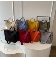 China Lightweight Nylon Custom Logo Women Puffy Bag Quilted Tote Bag Single Shoulder Bag for sale