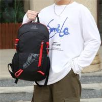China Custom Logo Nylon Sports Gym Bags Collapsible Lightweight Waterproof Outgoing Backpack for sale