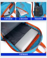 China Custom Logo Nylon Sports Gym Bags Collapsible Lightweight Waterproof Outgoing Backpack for sale