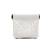 China Custom Wedding Bride Leather Pouch Bridesmaids Leather Cosmetic Bag in Solid Pattern for sale