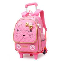 China Customized Logo Fashion Kids Children Cartoon Wheel Trolley School Bag for Preschool for sale