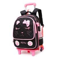 China Customized Logo Fashion Kids Children Cartoon Wheel Trolley School Bag for Preschool for sale