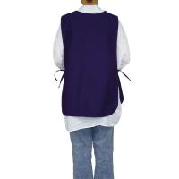 China Adjustable Unisex Nail Uniform with Three Big Pockets Custom Print Logo Vest Apron for sale