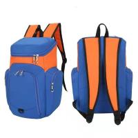 China Material Basketball or Soccer Backpack with Customized Designs and Zipper Hasp Closure for sale
