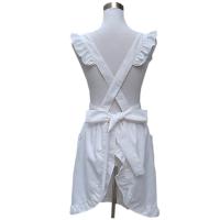 China Cute Lovely Retro Kitchen Cooking Ruffles Apron for Women Girls Customized Color for sale