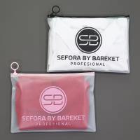China Travel Transparent PVC Cosmetic Bag with Zipper Closure Newest Fashionable Style for sale