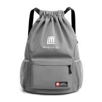 China Main Material Canvas Drawstring Backpack Lightweight Gym Bag for Sports Basketball Logo for sale