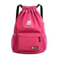 China Main Material Canvas Drawstring Backpack Lightweight Gym Bag for Sports Basketball Logo for sale