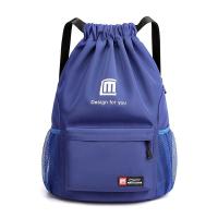 China Main Material Canvas Drawstring Backpack Lightweight Gym Bag for Sports Basketball Logo for sale