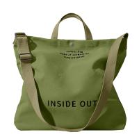 China Two Handles Large Capacity Reusable Cotton Shopping Bags Eco-Friendly Tote Canvas Bags for sale
