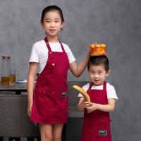 China Custom Logo Kids Cooking Apron and Chef Hat Set for Kids Digital Print OEM/ODM Accepted for sale