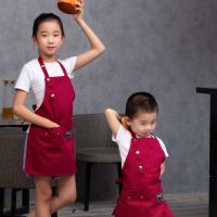China Custom Logo Kids Cooking Apron and Chef Hat Set for Kids Digital Print OEM/ODM Accepted for sale