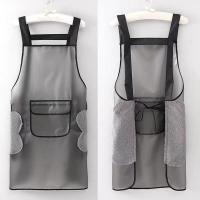 China Transparent Waterproof Pvc Apron 7 Days Sample Order Lead Time for Restaurant Server for sale