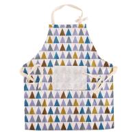 China Unisex Adjustable Bib Aprons with Water and Oil Resistance Hand Drawn Printing Methods for sale