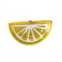 China Waterproof Zip Wash Bag Customized Large Capacity PVC Cosmetic Bag with Fruit Design for sale