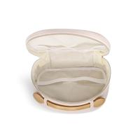 China Makeup Cosmetic Solid Color Waterproof PU Cosmetic Bag for Travel and Toiletries for sale