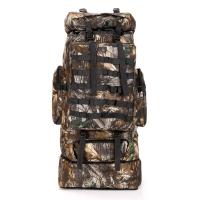 China Acceptable OEM/ODM Camouflage Pattern 100L Mountaineering Bag for Outdoor Activities for sale