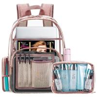 China Newest Fashinable PVC Clear Backpack Perfect for School Activities for sale