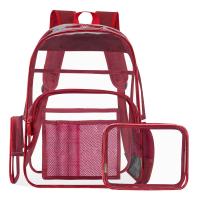 China Newest Fashinable PVC Clear Backpack Perfect for School Activities for sale