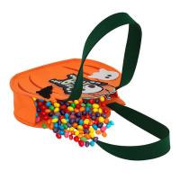 China Felt Pumpkin Shape Bag for Collecting Candy or Toys on Halloween Celebration for sale