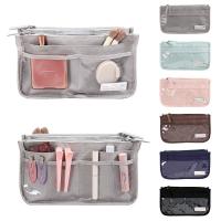 China Small Fashion Clutch Cosmetic Bag Perfect for On-the-Go Makeup Toiletries Storage for sale