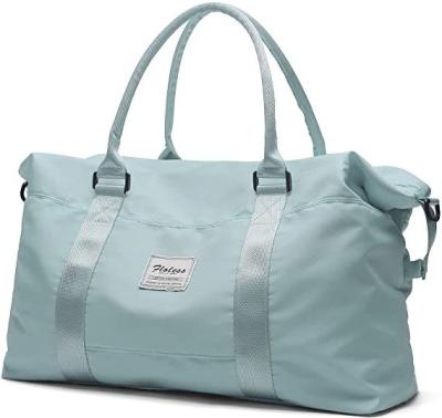 China Customized Logo Accepted Large Capacity Travel Organizer Drawstring Sport Tote Bag for sale