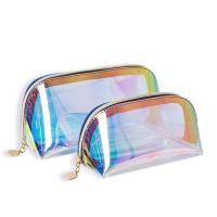 China Custom Logo Transparent Laser Cosmetic Pouch for Daily Life and Travel Convenience for sale